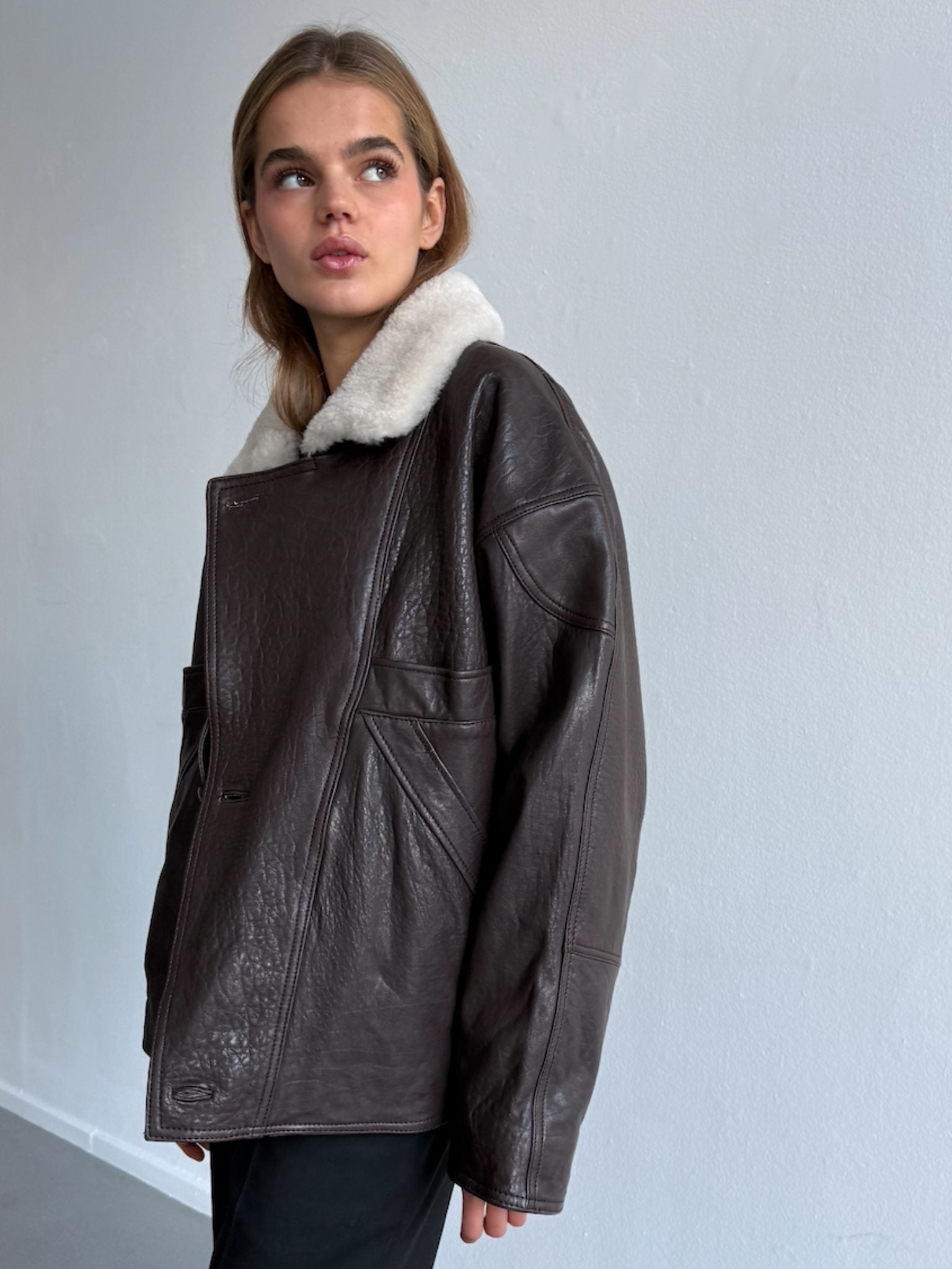 VENDA JACKET - BROWN | MEOTINE.