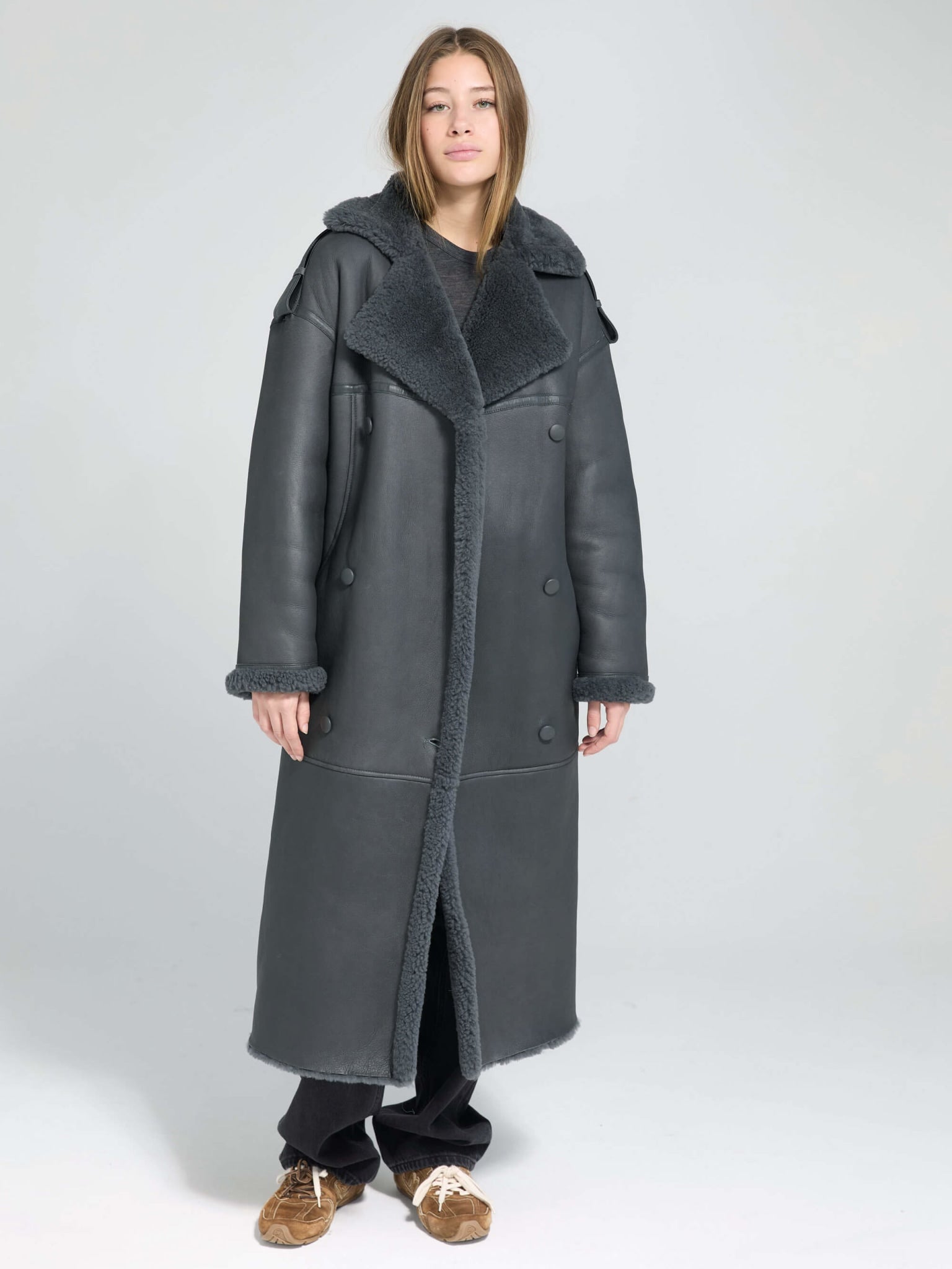 HARPER COAT - DARK GREY | MEOTINE.